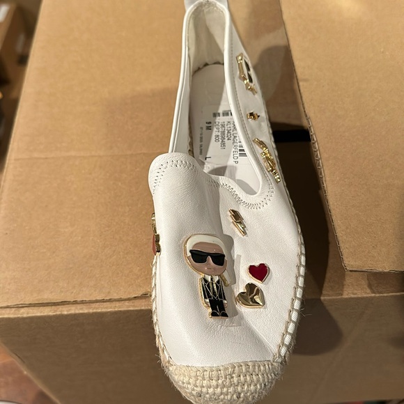 Karl Lagerfeld | Shoes | Karl Lagerfeld Michaela Cate Pins Espadrille ...